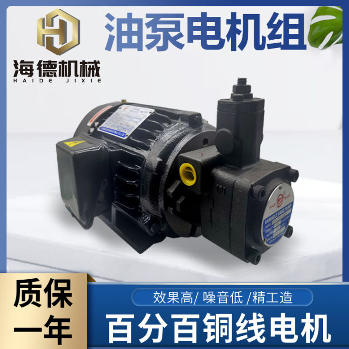 Hydraulic oil pump motor group VP20+0.75KW1.5 Hydraulic pump assembly ...