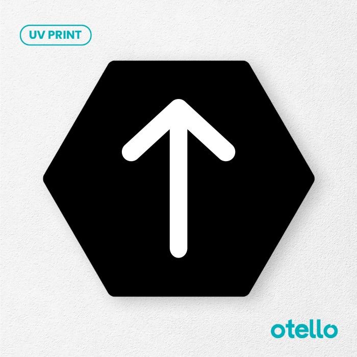 Grosir Arah Tanda Panah Lurus Atas Petunjuk Signage Acrylic Sign ...