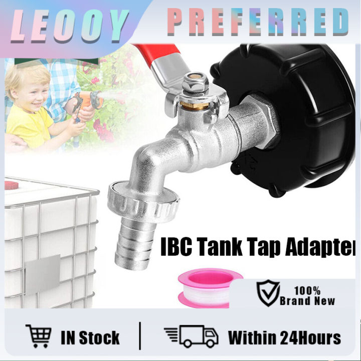 IBC Tank Tap Adapter High Quality Fitting Replacement Drain Hose Iron ...