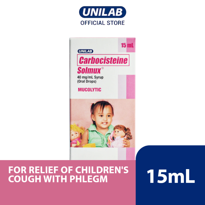 Solmux Pediatech 15mL Drops For Relief Of Children's Cough With Phlegm ...