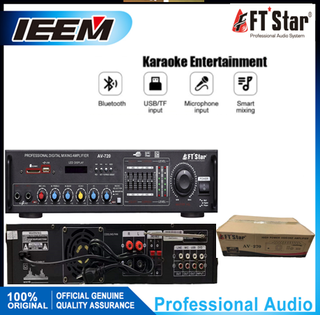 FT Star Power Bluetooth Amplifier Professional Digital HIFI Stereo ...