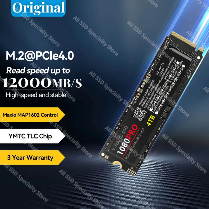 1080 PRO Plus SSD 2TB 1TB 500GB MLC NVMe ฮาร์ดไดรฟ์ HDD 4TB 8TB ...
