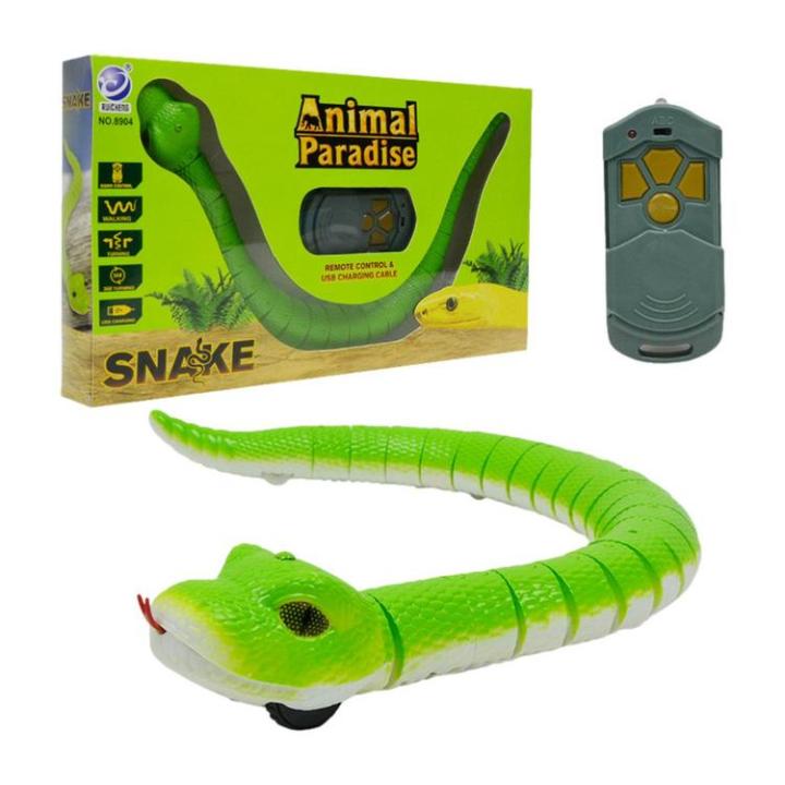 Remote Control Snakes Realistic Electronic Snake Toy For Kids Flexible ...