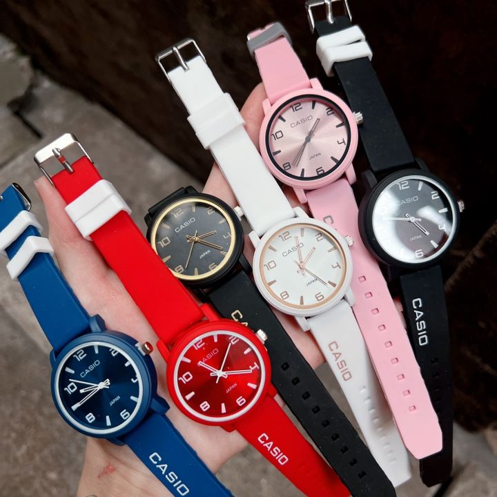 Watchtime นาฬิกาข้อมือแฟชั่นผู้หญิง คาสิโอ้ สีสันสดใส มาใหม่ล่าสุด ...