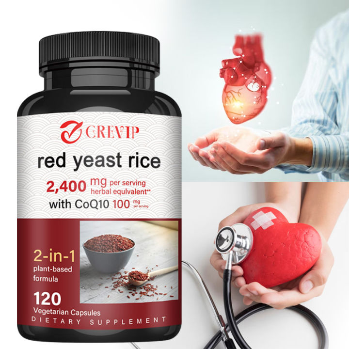 Organic Red Yeast Rice - Cardiovascular Supplement, Maintains Healthy ...
