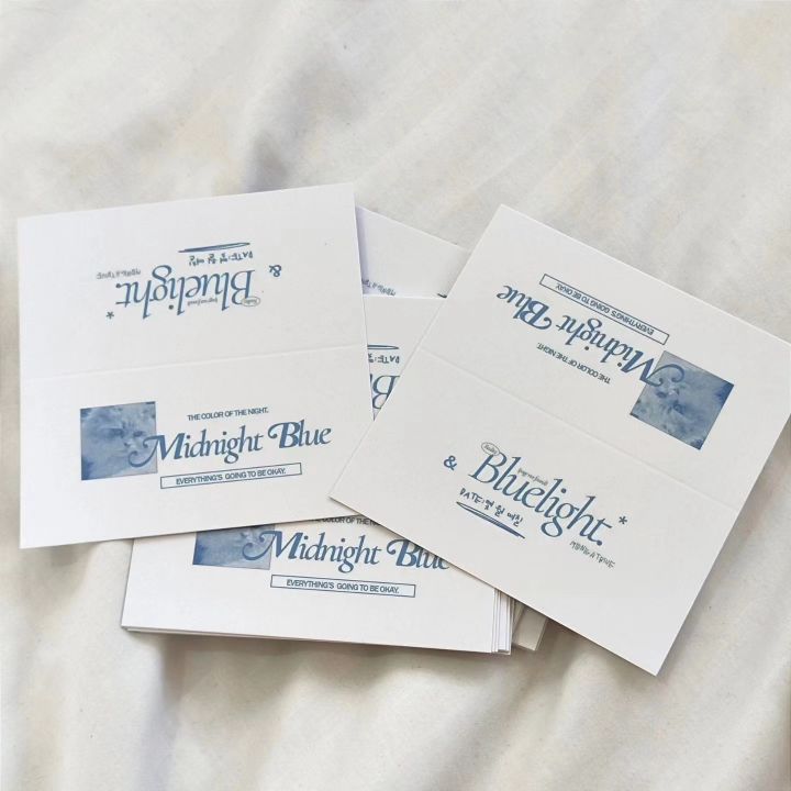 【Ready Stock】bluelight header cards packaging card back card cute ...