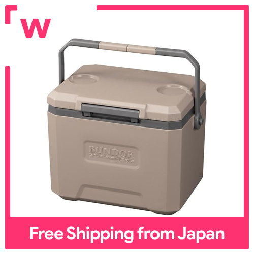 BUNDOK Cooler box with 2 refrigerants, 12 liter BD-755, urethane foam ...