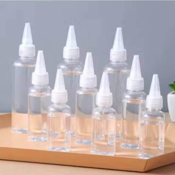 AMK Empty Plastic Ink Bottle Paint Clear Empty Plastic Transparent ...