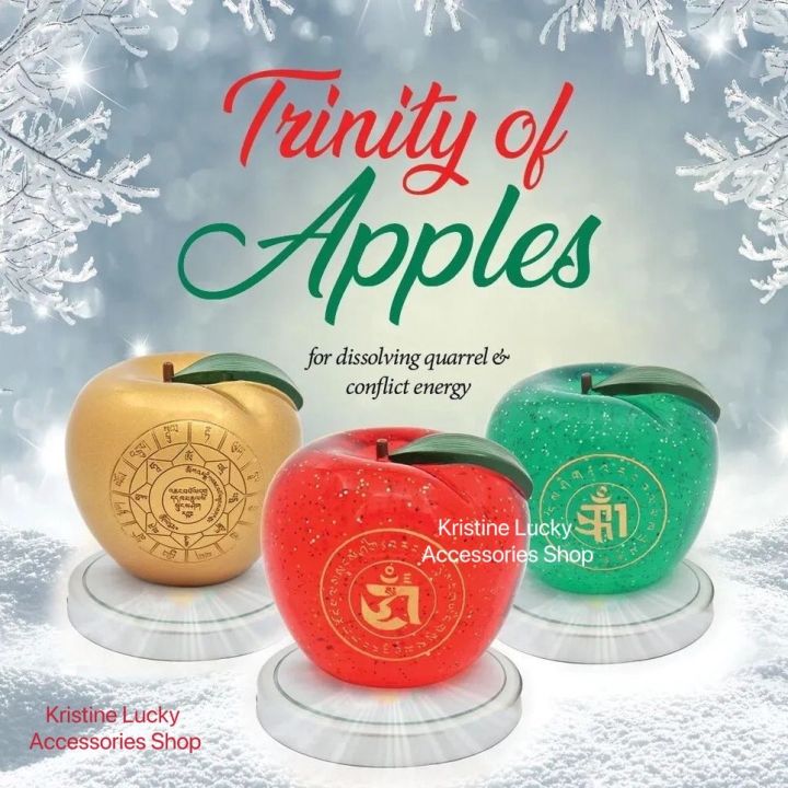 Fengshui Trinity Of Apples | Lazada PH