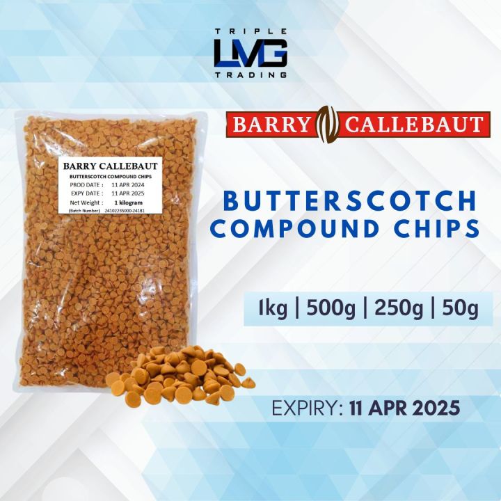 BUTTERSCOTCH COMPOUND CHIPS (BARRY CALLEBAUT) | Lazada PH