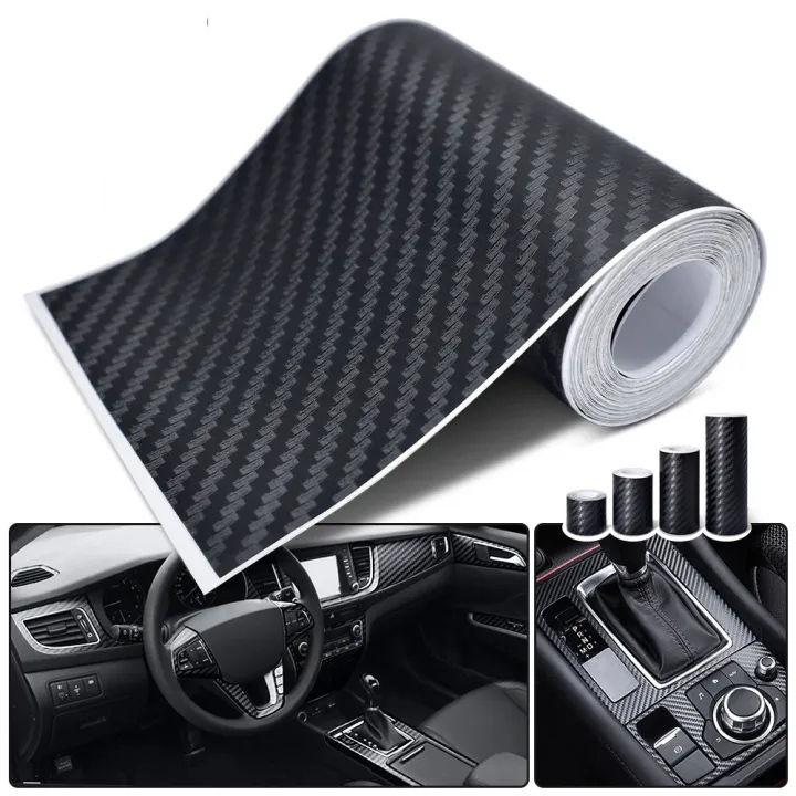 Car Sticker DIY 3D Carbon Fiber Vinyl Self Adhesive Film Adapted To The ...