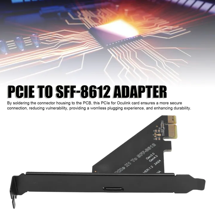 PCIe To SFF-8611 SFF-8612 Adapter High Speed Data Transfer Wide ...
