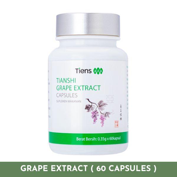 Nutrisi Tekanan Darah Jantung Stroke Tiens Original- Grape Extract ...