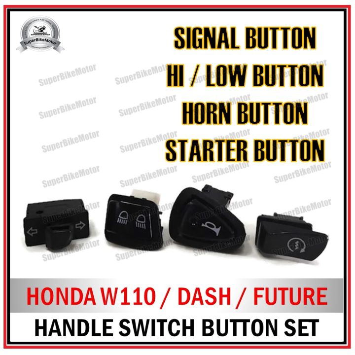 HONDA W110 / DASH / FUTURE - Handle Switch Button Set - Signal Button ...