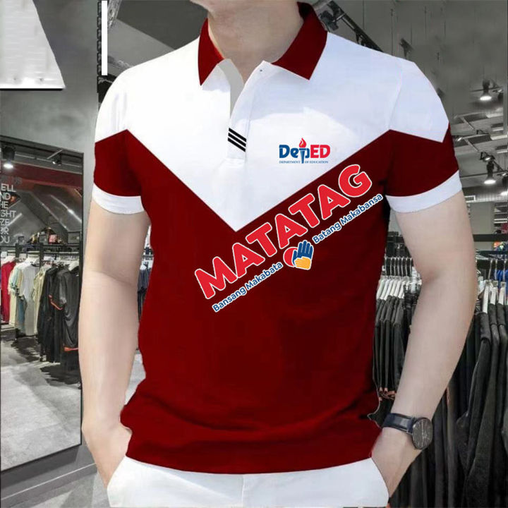 Deped Matatag Polo Uniform Fully Sublimated Polo Shirt For Male And ...