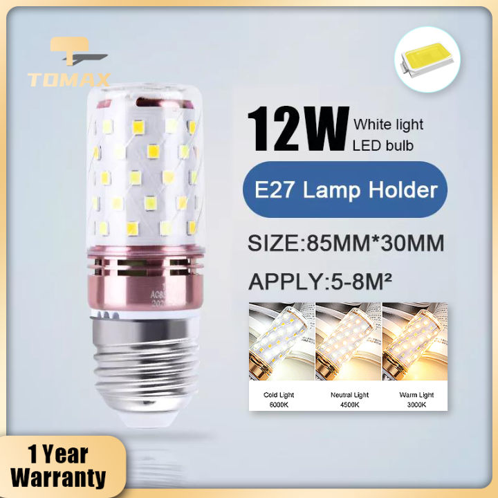 [E14 & E27] Bóng Đèn LED TOMAX 8W / 12W / 16W / 20W Bóng Đèn Ngô E14 E27 Đèn Chùm LED 220V Bóng ...
