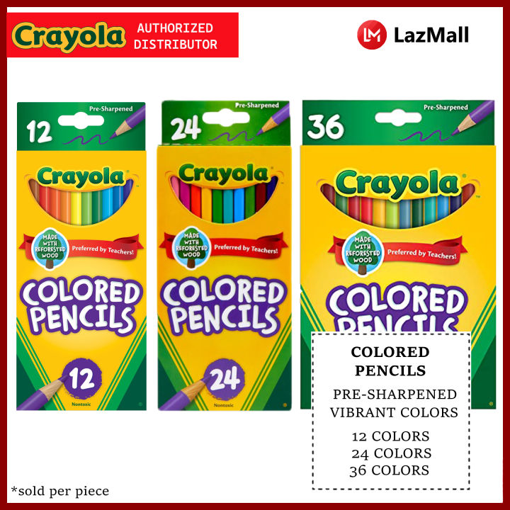 Crayola Colored Pencil 12/24/36 Colored Pencils | Lazada PH