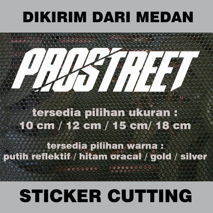 Sticker Cutting Vinyl Motor Pro Street Prostreet | Lazada Indonesia