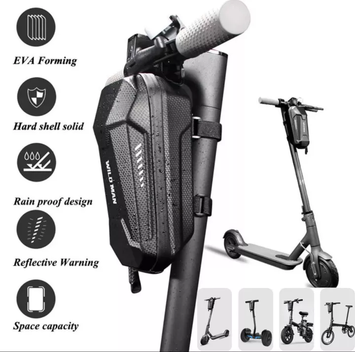 CY-2L Scooter Storage Bag Scooter Handlebar Bag,Front Hanging Bag for ...