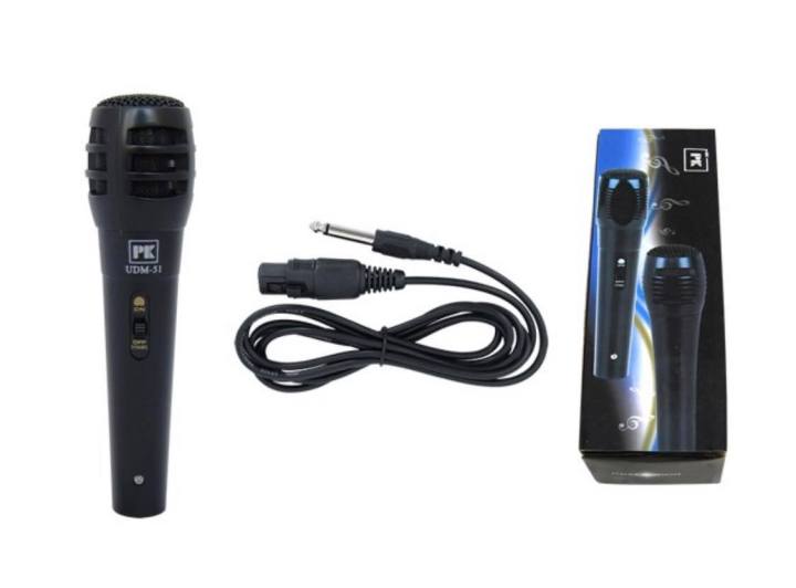 ไมโครโฟนมีสาย เสียงดังฟังชัด Dynamic Microphone UDM-51 | Lazada.co.th