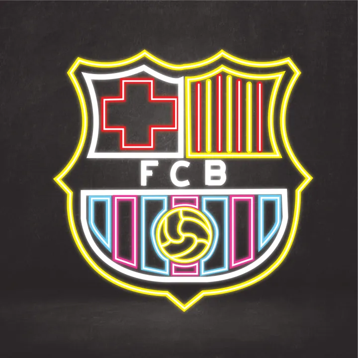 Plug & Play Neon Sign - BARCELONA TEAM LOGO | Lazada