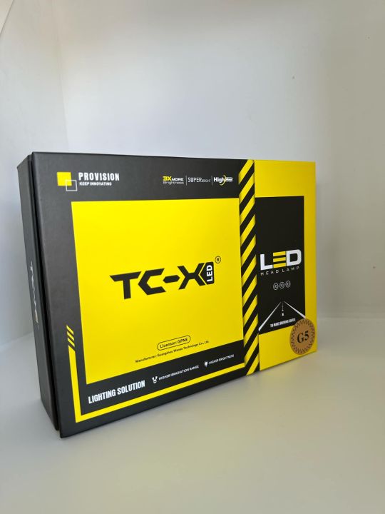 TCX LED HEADLIGHT G5 SERIES H4 6000K | WHITE | PAIR/2PCS | GERMAN ...