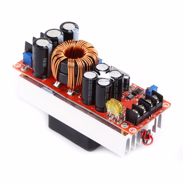 1500W 30A Step Up Module Boost Converter Constant Current Power Supply Module with Fan DC-DC 10 ...