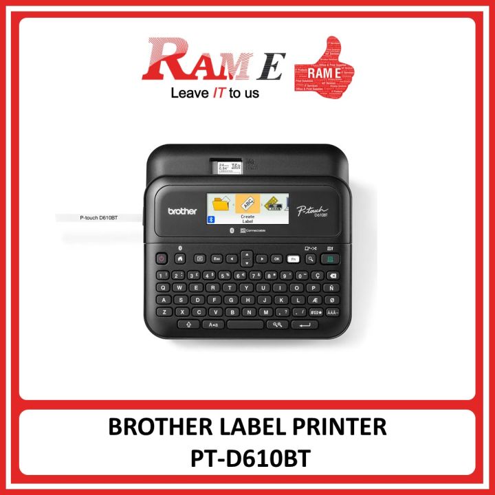 Brother PT-D610BT Desktop Label Printer | Lazada Singapore