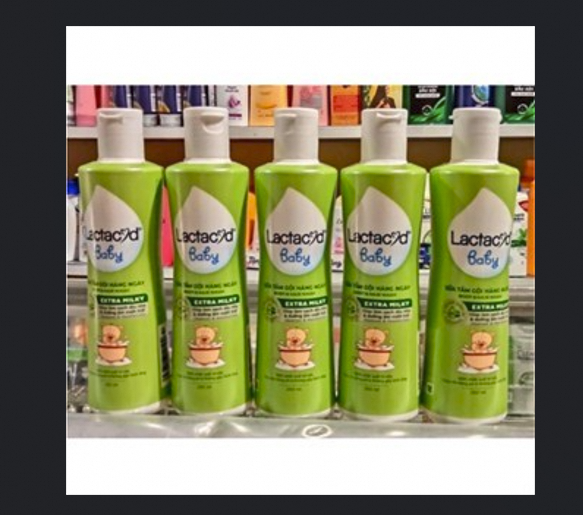 Sữa tắm gội trẻ em Lactacyd Milky 250ml, Lactacyd BB - Bảo vệ kép, sữa ...