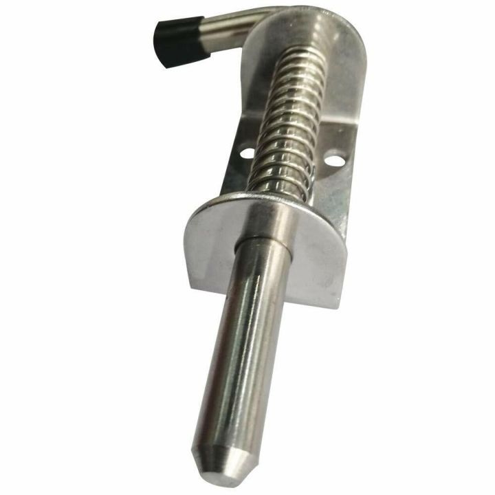 1PCS Metal Lock Barrel Bolt Spring Loaded Latch 120/128mm Long Grip ...