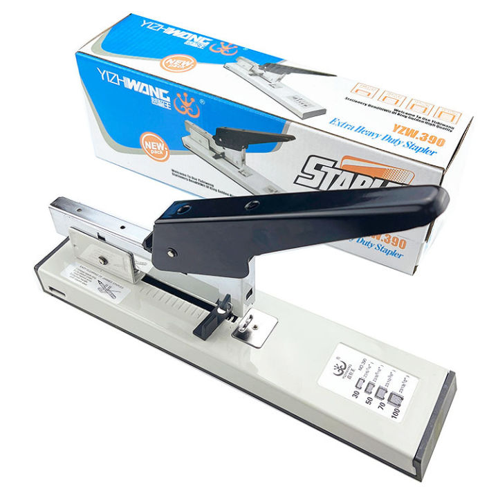 Heavy Duty 23/6-23/15 100 Sheets Metal Stapler with Soft Handgrip ...