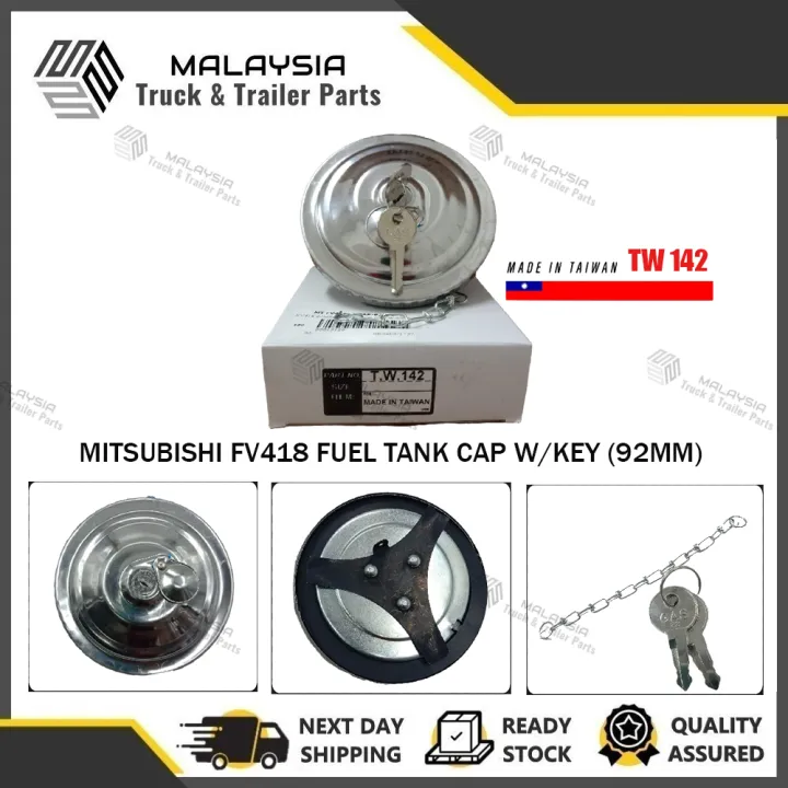 MITSUBISHI FUSO FV418 NISSAN GE13 CD48 DIESEL FUEL TANK CAP WITH KEY ...