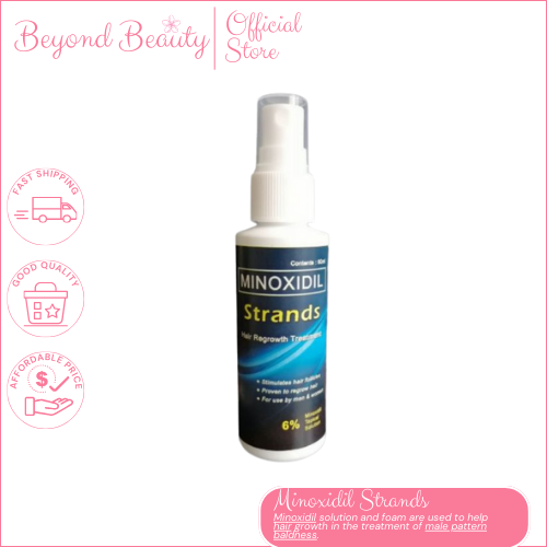 Minoxidil Strands 6% Original Hair Grower For Men and Women Minoxidil ...