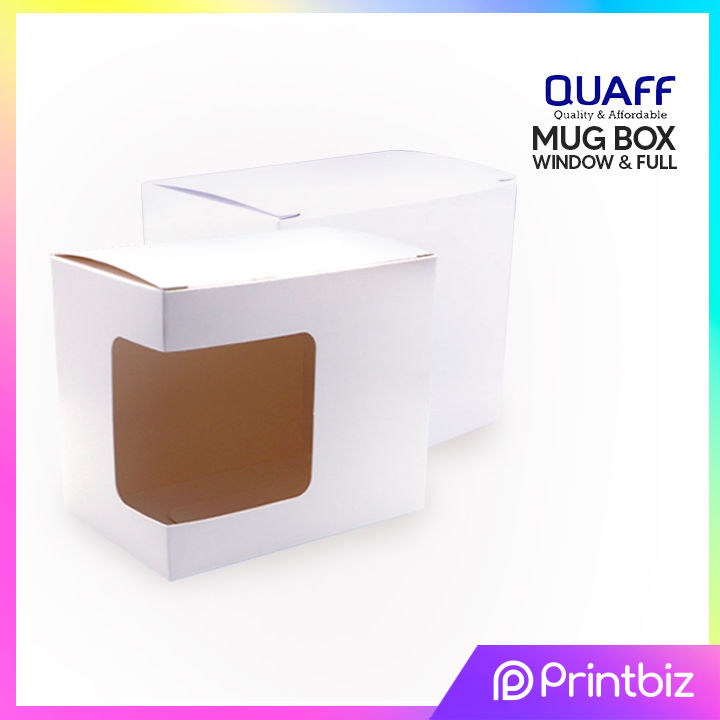 QUAFF Mug Box Full & Window (Cardboard) 50PCS | Lazada PH