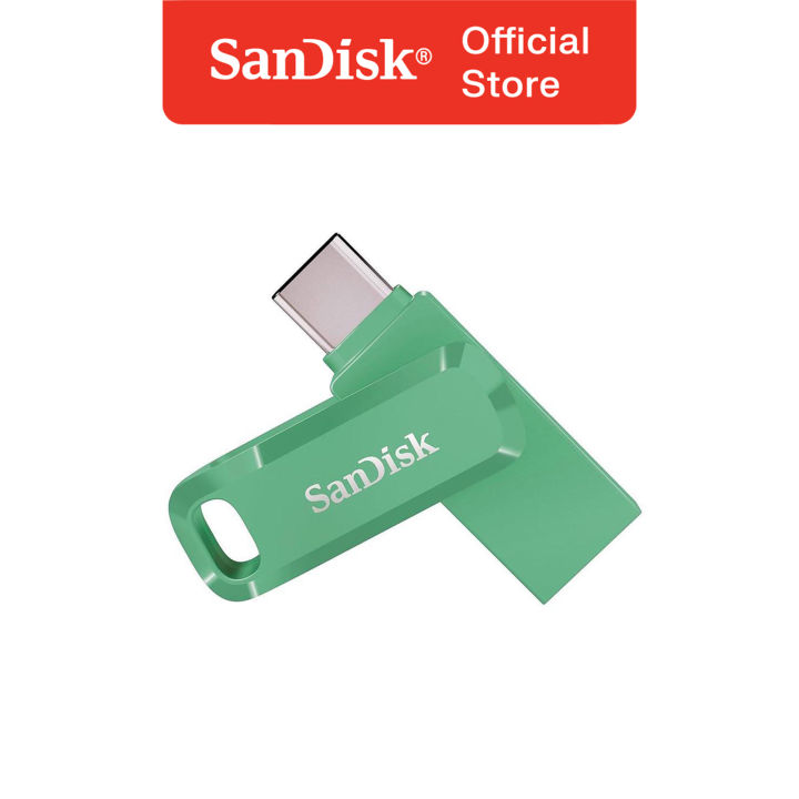 SanDisk Ultra Dual Drive Go 256GB SDDDC3 USB Type-C OTG (Absinthe Green ...
