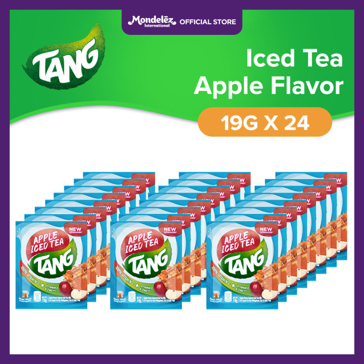 Tang Instant Drink Mix - Iced Tea Apple Flavor 19g with Vitamins and ...
