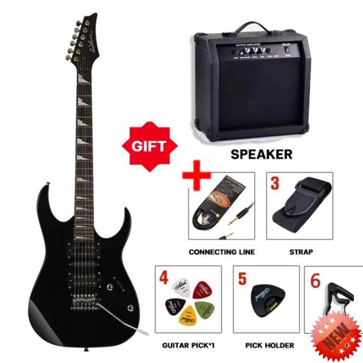 KAWES Double Rocker Electric Guitar Professional Metal Electric Guitar ...