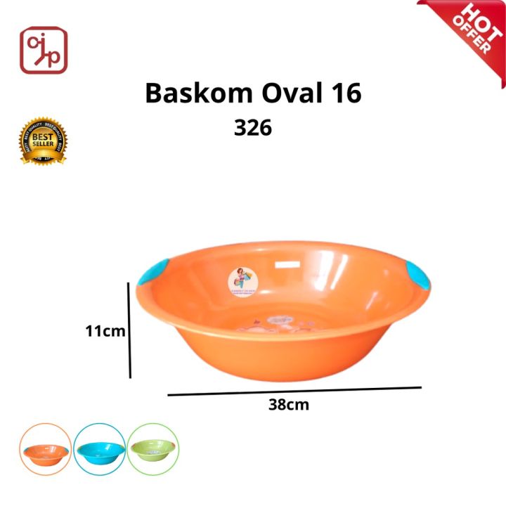 CJP - Baskom Plastik Oval 16 326 | Lazada Indonesia