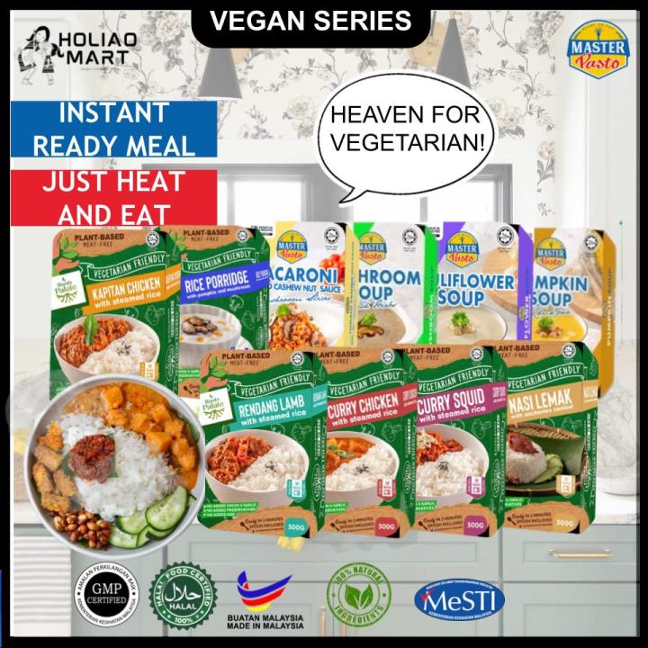 MasterPasto Halal Vegetarian Vegan Roots Palate Food Rice速食即汤食饭汤粥便利包装 ...