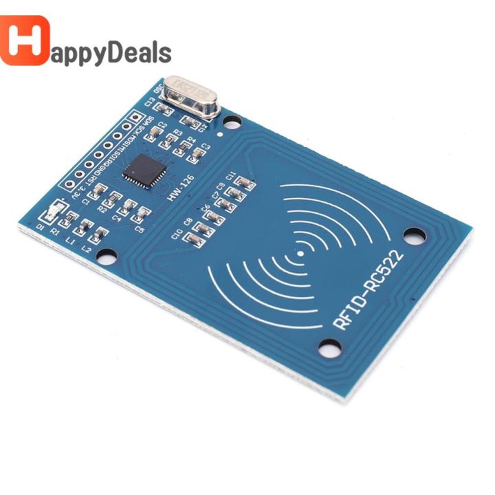 ชุด RC522 RFID S50การ์ดเปล่า Mifare แหวนกุญแจ RF เซ็นเซอร์โมดูลการ์ด IC ...