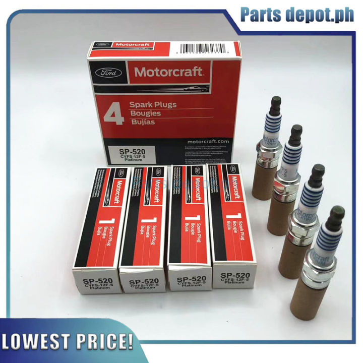 Spark Plug Ford Ecosport 2014-2020 SP-520 / CYFS-12F-5 (4PCS) | Lazada PH