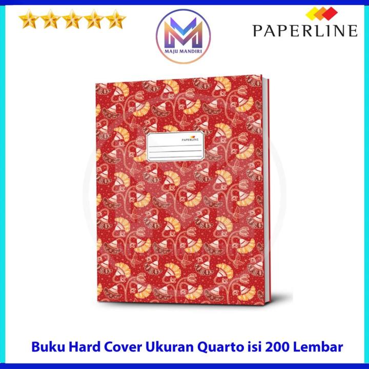 Buku Hard Cover Paperline Quarto Isi 200 Lembar / Buku Kwarto | Lazada Indonesia