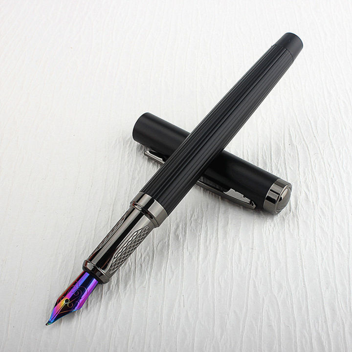 500 Forest Fountain Pen Extremely Dark Titanium Black Business Office ...