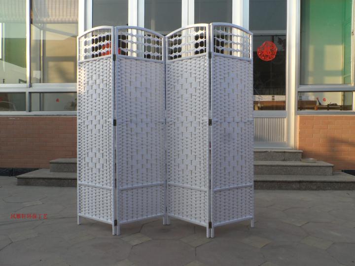 Straw screen partition fashion simple living room Xuan Guan modern ...