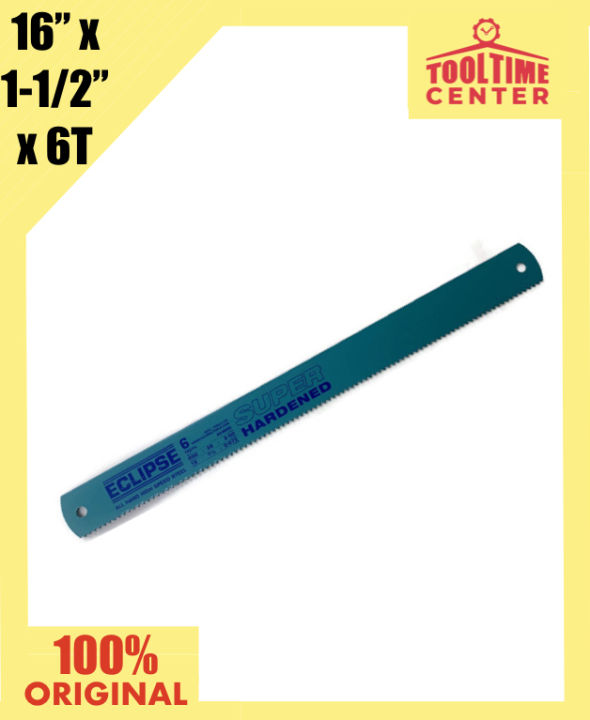 Eclipse 16 x 1-1/2 x 6T All Hard High Speed Steel Power Hacksaw Blade ...