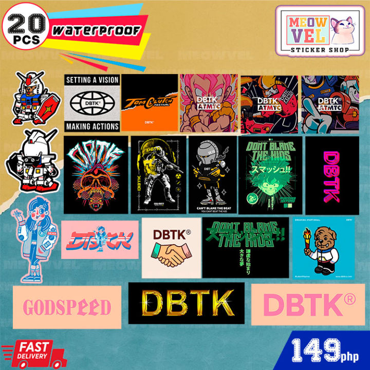 20 PCS DBTK Stickers Dont Blame The Kids STICKER PACK SERIES4 | Lazada PH