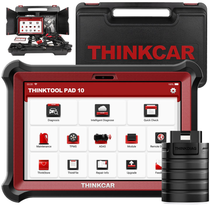 THINKCAR THINKTOOL PAD10 Top-Level Obd2 Bluetooth Obd2 Scanner Car ...