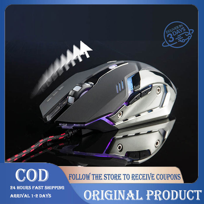 Gaming Mouse Definition Programming Mechanical Mute Silent USB Wired ...