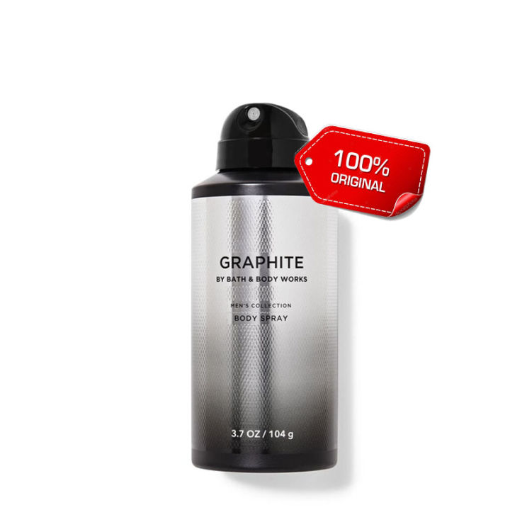 BBW GRAPHITE Body Spray for Men - Body Spray 104g / 3.7 oz Bath and ...