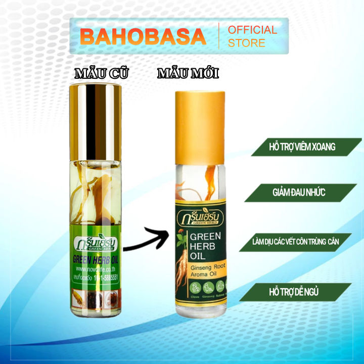 Dầu sâm thảo dược Thái lan lăn xoa bóp lăn nhân sâm 8cc 1 CHAI | Lazada.vn